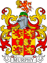 Murphy Family Crest, Coat of Arms and Name History
