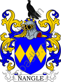 Nangle Family Crest, Coat of Arms and Name History