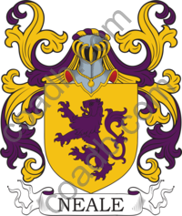 Neale Family Crest, Coat of Arms and Name History