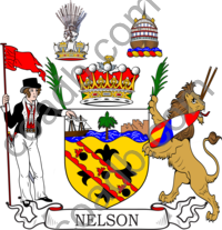 Nelson Family Crest, Coat of Arms and Name History