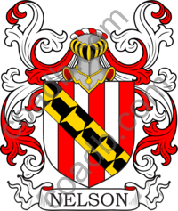 Nelson Family Crest, Coat of Arms and Name History