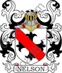 Nelson Family Crest, Coat of Arms and Name History