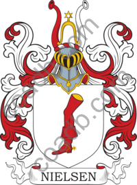 Nielsen Family Crest, Coat of Arms and Name History