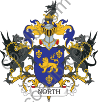 North Family Crest, Coat of Arms and Name History