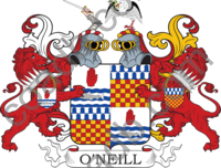 O'Neill Family Crest, Coat of Arms and Name History