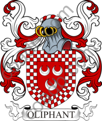 Oliphant Family Crest, Coat of Arms and Name History