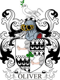 Oliver Family Crest, Coat of Arms and Name History