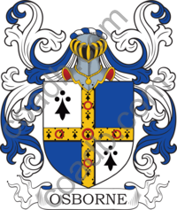 Osborn Family Crest, Coat of Arms and Name History