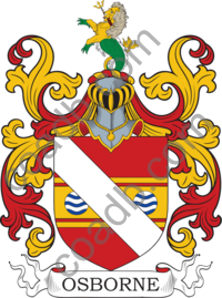 Osborn Family Crest, Coat of Arms and Name History