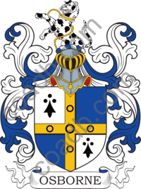 Osborn Family Crest, Coat of Arms and Name History