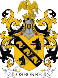 Osborn Family Crest, Coat of Arms and Name History
