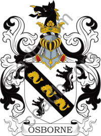 Osborn Family Crest, Coat of Arms and Name History