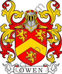 Owen Family Crest, Coat of Arms and Name History