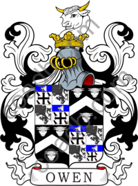 Owen Family Crest, Coat of Arms and Name History