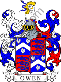 Owen Family Crest, Coat of Arms and Name History
