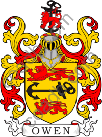 Owen Family Crest, Coat of Arms and Name History