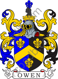 Owen Family Crest, Coat of Arms and Name History