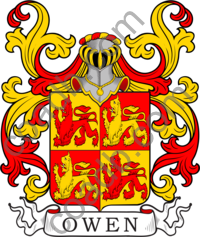 Owen Family Crest, Coat of Arms and Name History