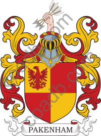 Pakenham Family Crest, Coat of Arms and Name History
