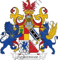 Pakenham Family Crest, Coat of Arms and Name History
