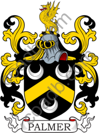 Palmer Family Crest, Coat of Arms and Name History