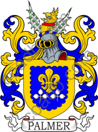 Palmer Family Crest, Coat of Arms and Name History