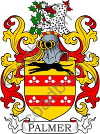 Palmer Family Crest, Coat of Arms and Name History