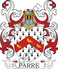 Parr Family Crest, Coat of Arms and Name History