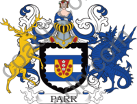 Parr Family Crest, Coat of Arms and Name History