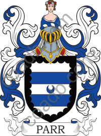 Parr Family Crest, Coat of Arms and Name History