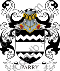 Parry Family Crest, Coat of Arms and Name History
