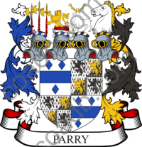 Parry Family Crest, Coat of Arms and Name History