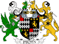 Patten Family Crest, Coat of Arms and Name History