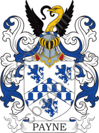 Payne Family Crest, Coat of Arms and Name History