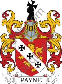 Payne Family Crest, Coat of Arms and Name History