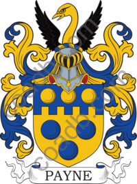 Payne Family Crest, Coat of Arms and Name History