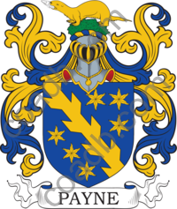 Payne Family Crest, Coat of Arms and Name History