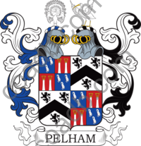 Pelham Family Crest, Coat of Arms and Name History