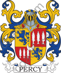 Percy Family Crest, Coat of Arms and Name History