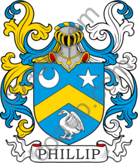 Phillip Family Crest, Coat of Arms and Name History