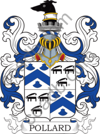 Pollard Family Crest, Coat of Arms and Name History