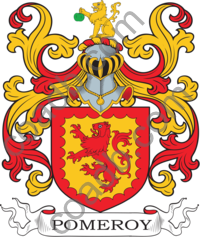 Pomeroy Family Crest, Coat of Arms and Name History