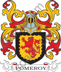 Pomeroy Family Crest, Coat of Arms and Name History