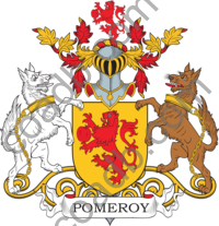 Pomeroy Family Crest, Coat of Arms and Name History