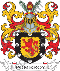 Pomeroy Family Crest, Coat of Arms and Name History