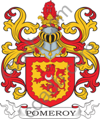 Pomeroy Family Crest, Coat of Arms and Name History