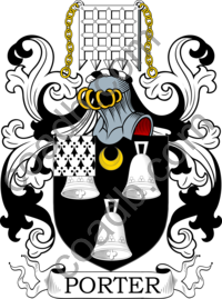 Porter Family Crest, Coat of Arms and Name History