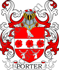 Porter Family Crest, Coat of Arms and Name History