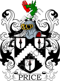 Price Family Crest, Coat of Arms and Name History