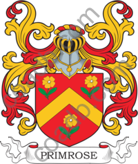 Primrose Family Crest, Coat of Arms and Name History